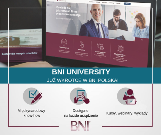 BNI University - nowa platforma szkoleniowa dla przedsiębiorców - BNI ...